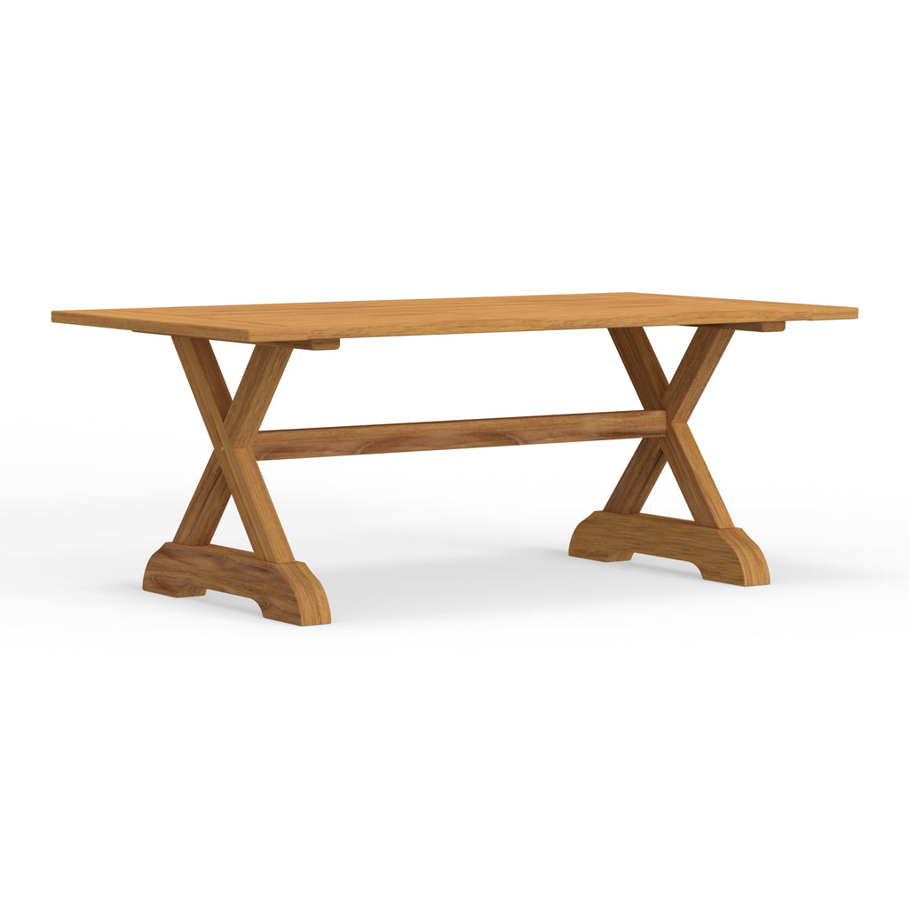 Charleston Outdoor Trestle Dining Table – HC Luxury Outdoor