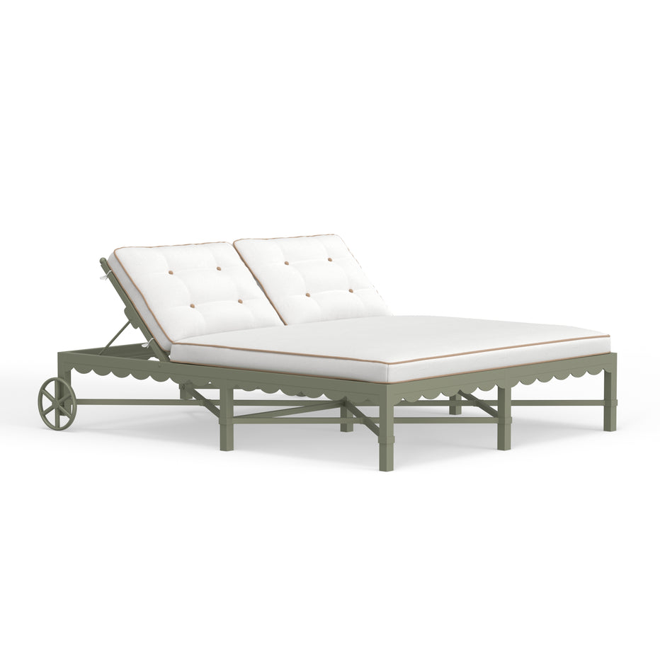 Riviera Outdoor Double Chaise Lounge – HC Luxury Outdoor