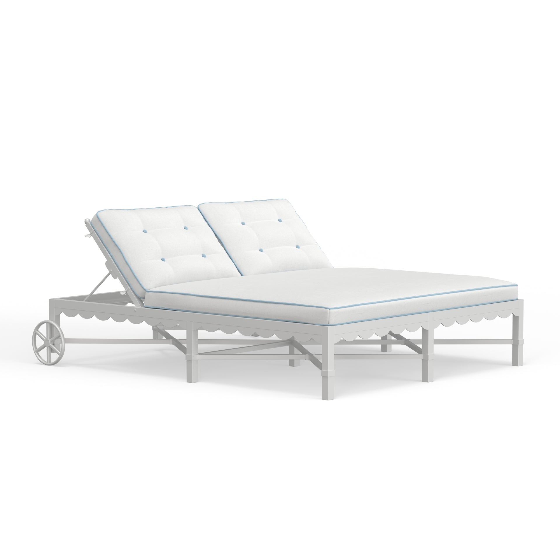 Riviera Outdoor Double Chaise Lounge – HC Luxury Outdoor
