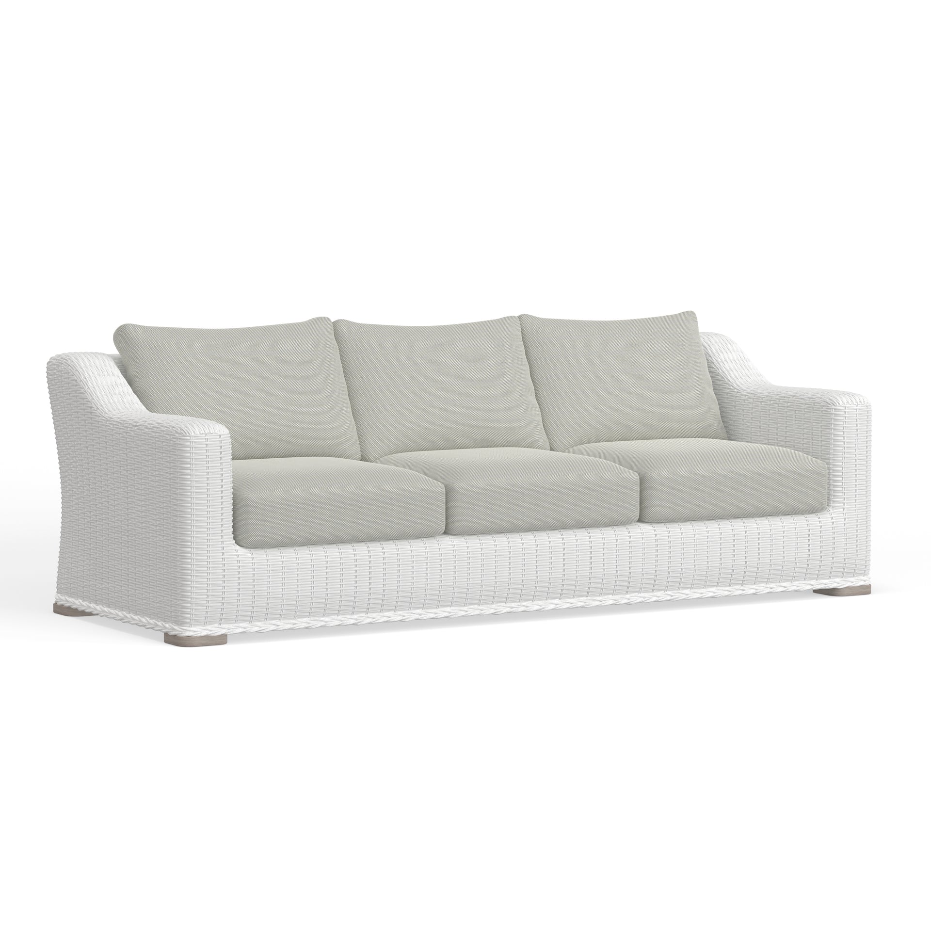 Newport Outdoor Sofa - Luxury All-Weather Wicker Outdoor Sofa – HC ...