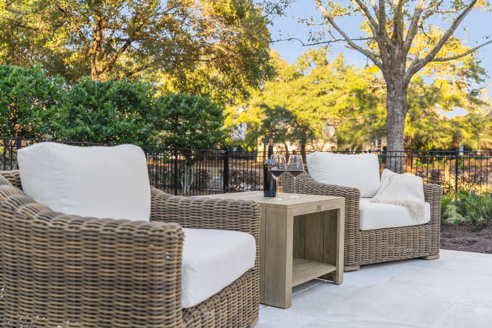 Newport Outdoor Club Chair - Luxury Outdoor Wicker Club Chair – HC ...