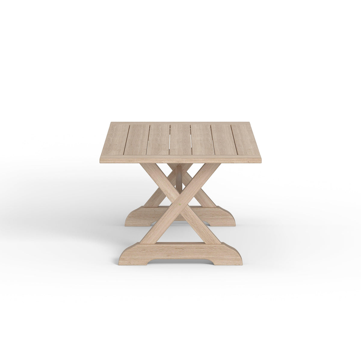 Newport Outdoor Trestle Dining Table - Grey Trestle Table – HC Luxury ...